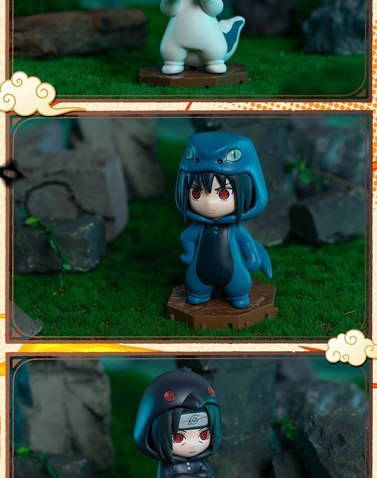TOP TOY Naruto Shippuden BNFIGURE Q Pajamars Series Blind Box Action ...