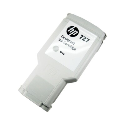 Genuine HP 727 Gray 300ml Ink Cartridge F9J80A Designjet T1500 T920 ...