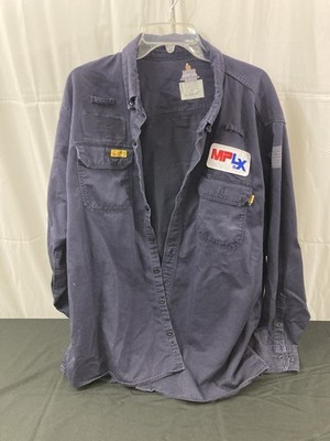 Lapco FR Button Up Flame Resistant Long Sleeve Shirt Size 2xl | eBay