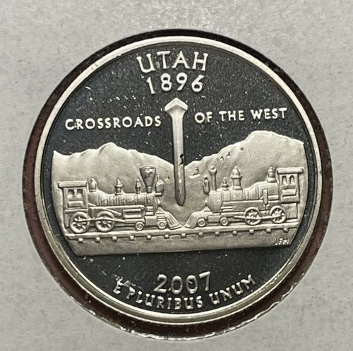2007-S Utah State Quarter - 90% Silver Proof - Statehood | eBay