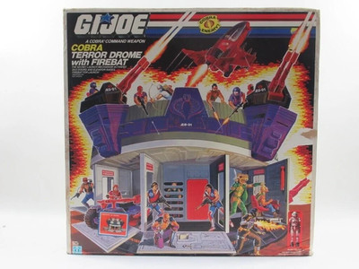 BRAND NEW Vintage 1986 Cobra Terror Drome Hasbro G.I.Joe ARAH Firebat ...