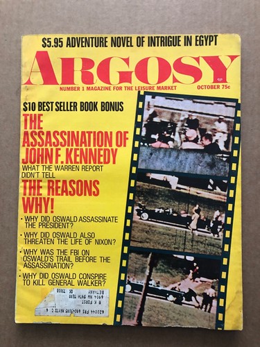 Vintage ARGOSY Magazine October 1970 ASSASSINATION John F Kennedy What ...