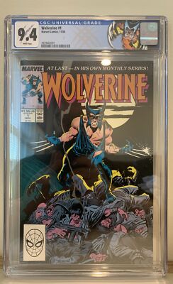 Wolverine #1 1st Appearance Of Wolverine As Patch CGC 9.4 1988 ...