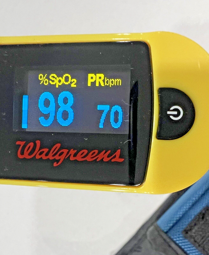 Walgreens OxyWatch C20 Fingertip Pulse Oximeter w/ Case tested working ...