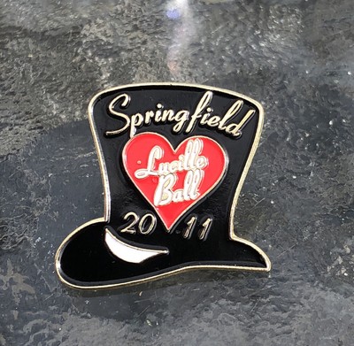 Springfield Illinois Top Hat Lucille Ball 2011 Collectors Metal Lapel ...