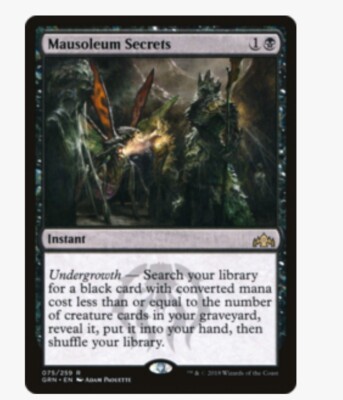 Mausoleum Secrets + 10 random rares! mtg rare lot Christmas gift ...