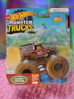2022 Monster Trucks LAND ROVER Defender 90 #66 red/mud🔥OFF-ROAD RACE ...