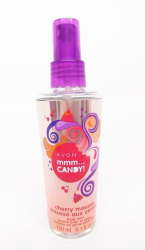 Avon mmm... Candy! Cherry Mousse Body Spray Mist 5.1 oz New 150 ml | eBay