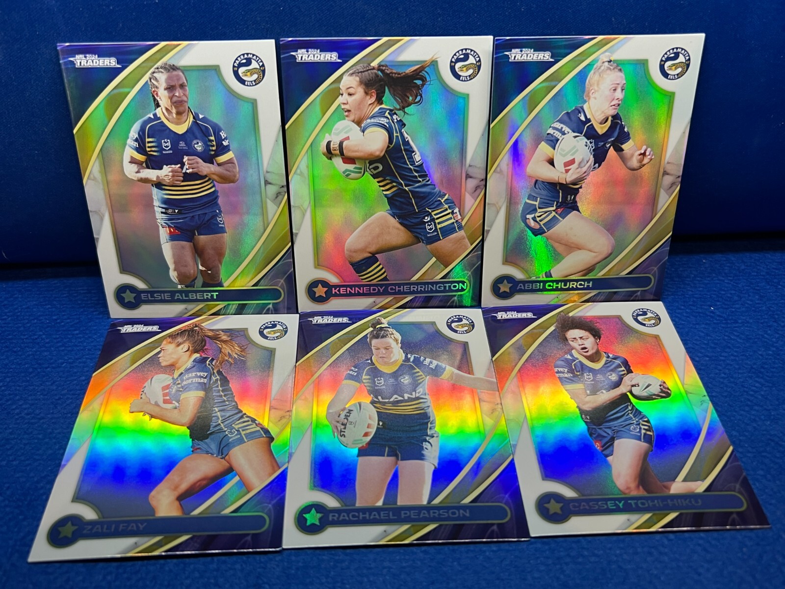 2024 NRL TRADERS TITANIUM - WOMENS NRLW 6 CARDS TEAM SET - PARRAMATTA ...