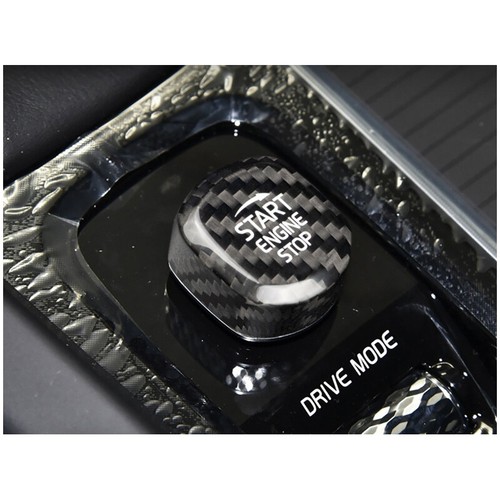 Real Carbon Fiber Engine Start Stop Cover For Volvo V60 V90 S60 S90 ...