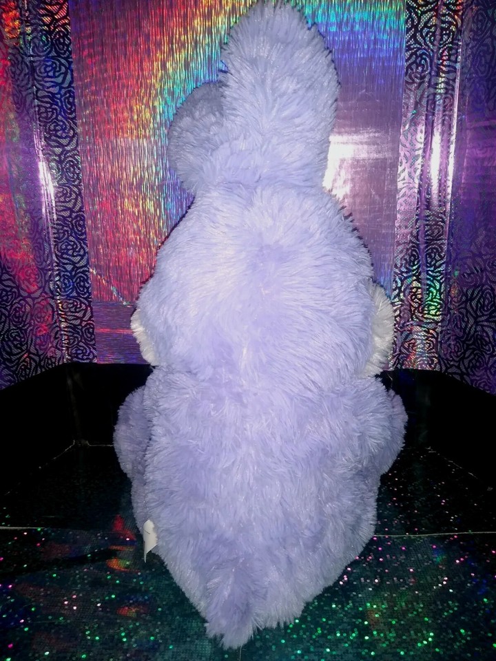 🦄Walgreens / {Rabbit} Lavender & White Color Holding a Baby Bunny 21 ...