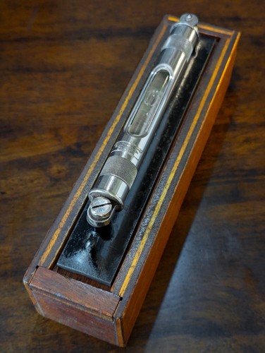 John Rabone & Sons Vintage Engineer’s Adjustable Spirit Level 8” with ...