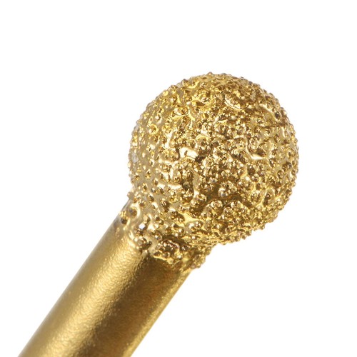 5Pcs Diamond Mounted Point 10mm Brazed Grinder Spherical Head Grinding ...