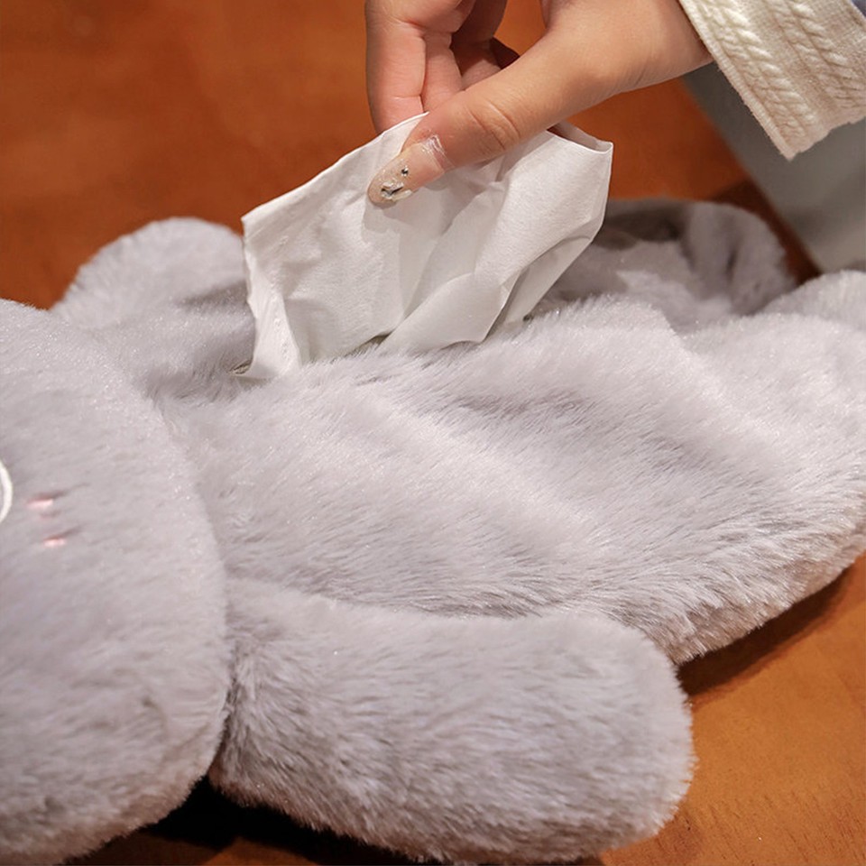 1pc Plush Animal Pencil Case Or Paper Set Plush Cartoon Animal Pouch ...