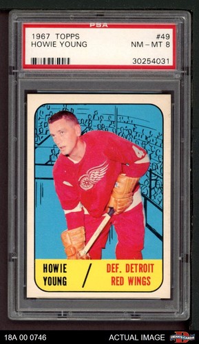 1967 Topps #49 Howie Young Red Wings PSA 8 - NM/MT | eBay