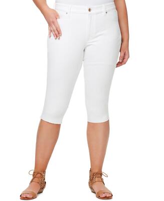 Jessica Simpson Womens Size Adored High Rise Slim Knicker Short White ...