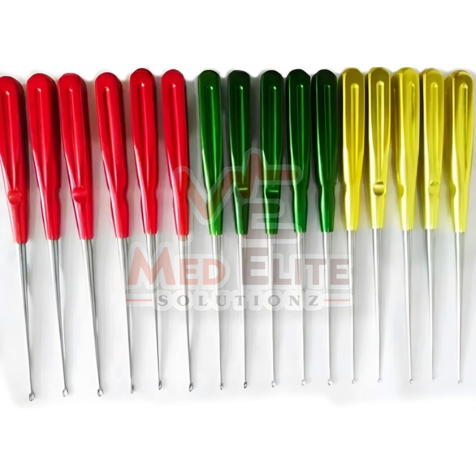 Volkmann Bone Curette Set of 16 Pcs With Box Orthopedic Surgical ...