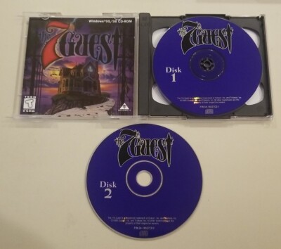 The 7th Guest (PC, Windows 95/98, CD-ROM, 2-Disc) Computer Game with ...