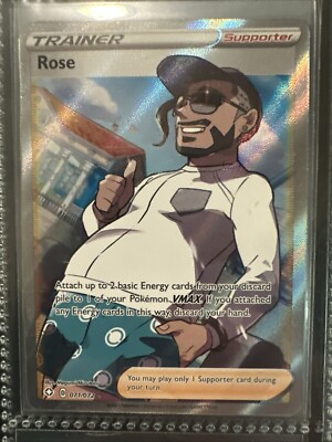 Pokémon TCG Rose 071/072 SWSH: Shining Fates Holo Ultra Rare Full Art ...