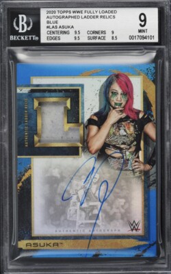 2020 Topps WWE Fully Loaded ASUKA Auto Auto Ladder Relics Blue 10/10 ...