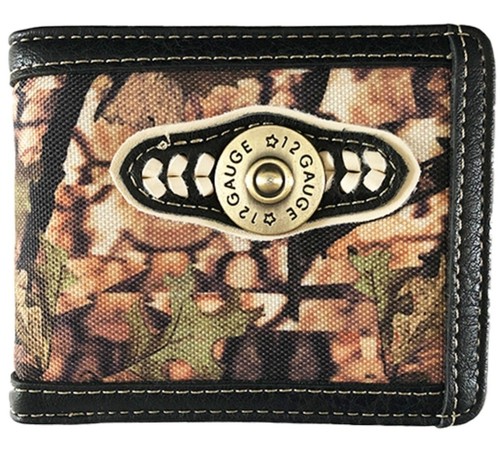 Bullet Mens Wallet Western Bifold Style W035-56 Camo Black | eBay
