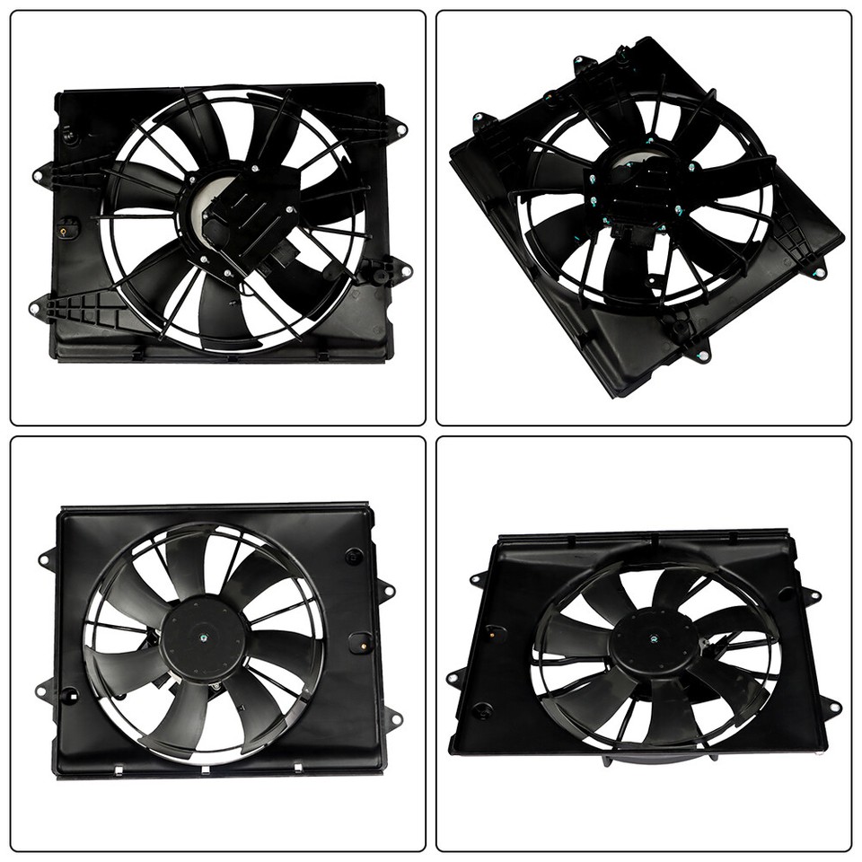 Radiator Cooling Fan Assembly For Honda Civic LX-P 2.0L 2016 2017 2018 ...