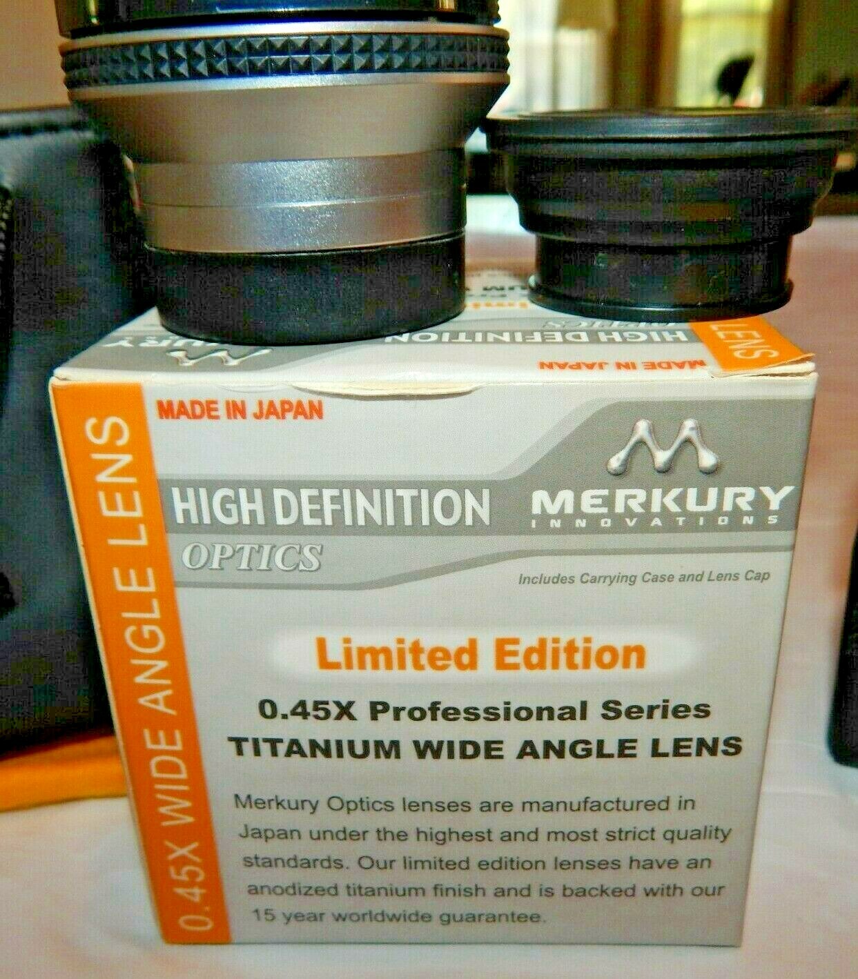 Bundle of 4 MERKURY INNOVATIONS & More 37mm Camera Lenses Wide Angle ...