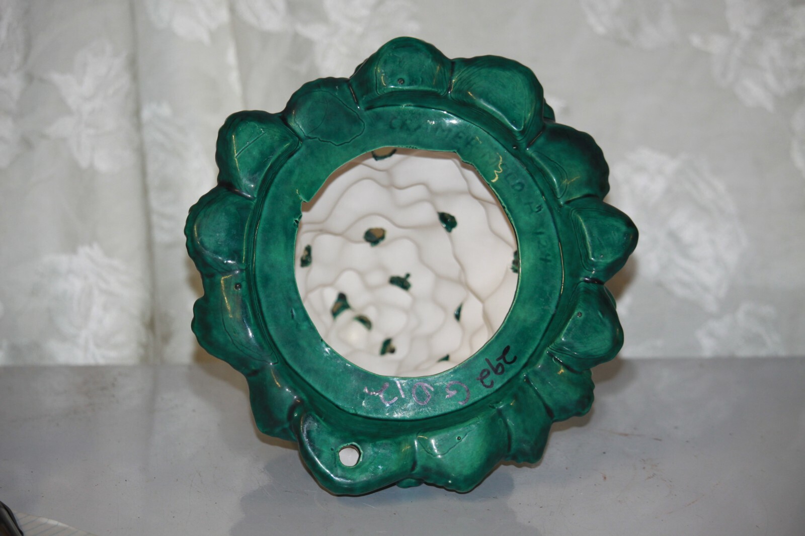 Christmas Tree Ceramic Green 13" Vintage Cramer Mold No Base or Light ...