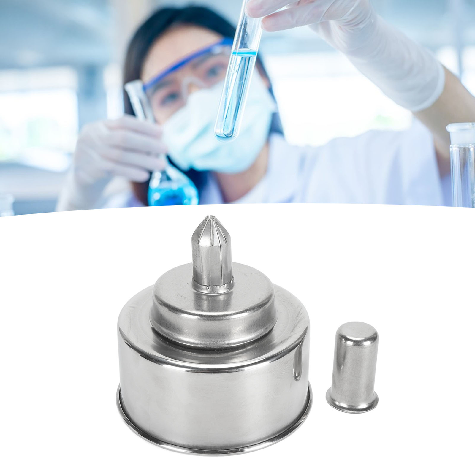 200ml Alcohol Lamp 304 Stainless Steel Laboratory Alcohol Tool | eBay