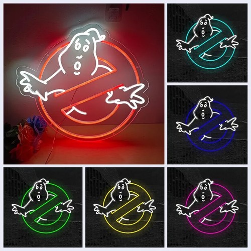 Ghostbusters LED Neon Sign Personalized Cartoon Hanging Lights Sign | eBay
