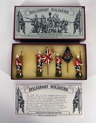 Steadfast Soldiers #SF94 Black Watch Colour Party w/ Box | eBay