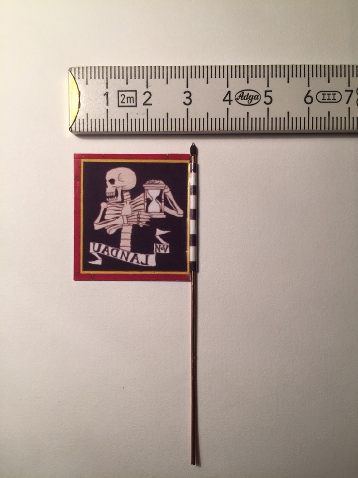 1098) 1x 28mm Empire LANDAU Flag/ Banner Medieval Renaissance | eBay