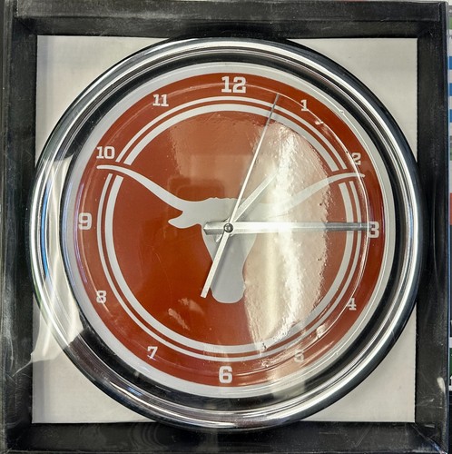 NCAA 12" Wall Clocks: Texas A&M OU OSU Texas Longhorns Ohio State ...