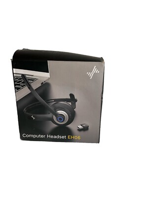Wireless Computer Headset with microphone EH06 | eBay