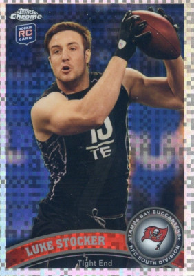 2011 Topps Chrome Refractor X-Fractor Rookie RC NO. 47 Luke Stocker | eBay