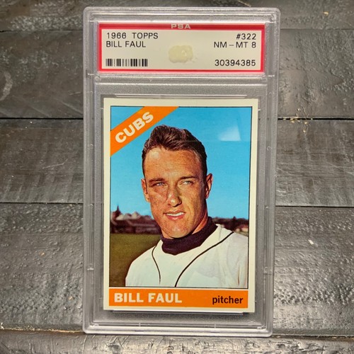 1966 Topps Bill Faul #322 *Cubs* PSA 8 NM-MT | eBay