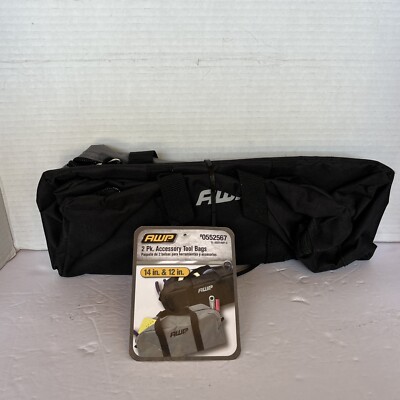 AWP American Work Products Polyester Zippered Closed Tool Bag Black | eBay