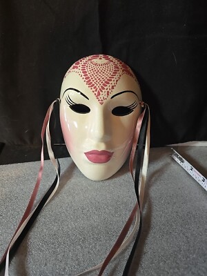 Porcelain mask hand painted Lisa | eBay