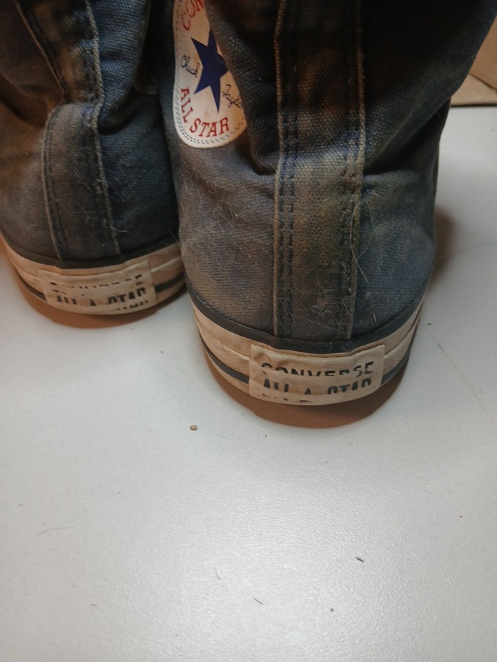 Trashed Converse Beaters Blue Men's 9 | eBay