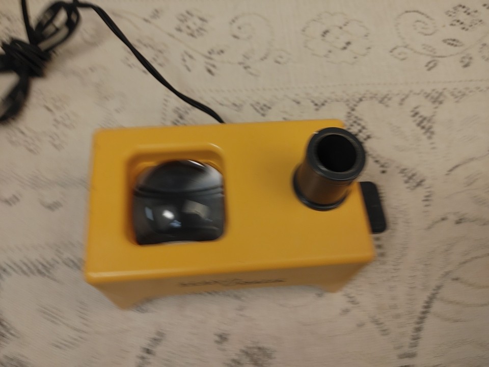 Vintage Scan-O-Matic Coin Viewer Magnifier 1960's Yellow Electric Works ...