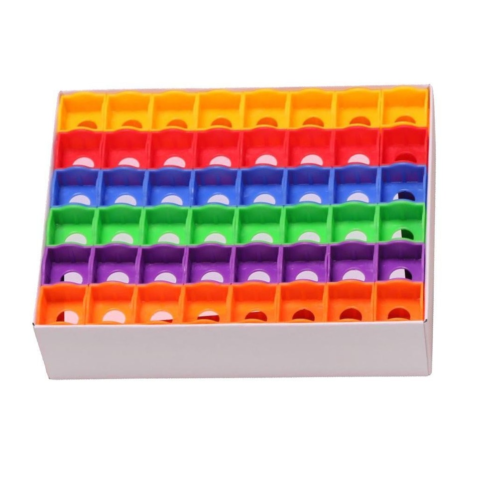 144 Pieces/Box Multicolor Billiards Snooker Pool Tip Chalk Holder Case ...