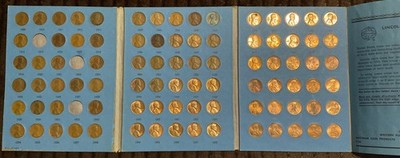 Lincoln Cent Collection in Whitman Book Coins 1909-1977 plus extra | eBay
