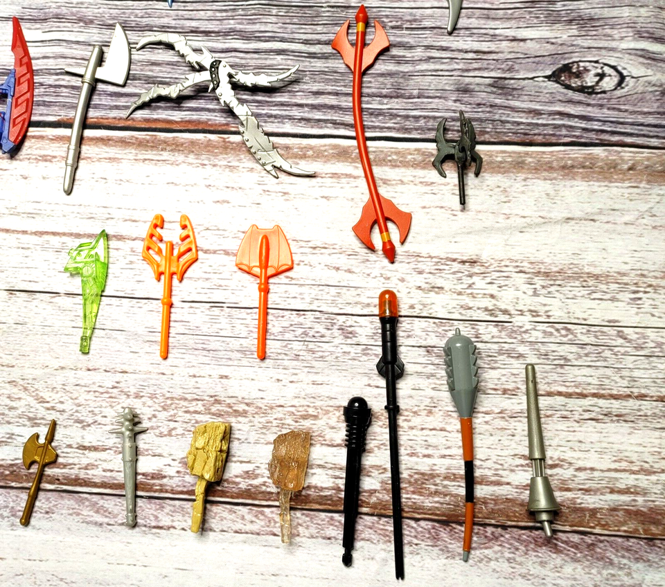 Lot Of 47 Unusual Weapons and Tools Accessories for Customizing Action ...