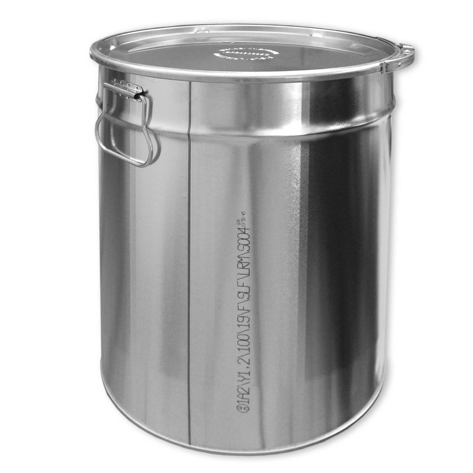 Blecheimer mit Deckel und Spannverschluss Weißblech Metalleimer | eBay.de