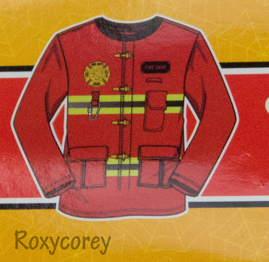 Spooky Village Fireman Halloween Costume Long Sleeve Tee T Shirt Size ...