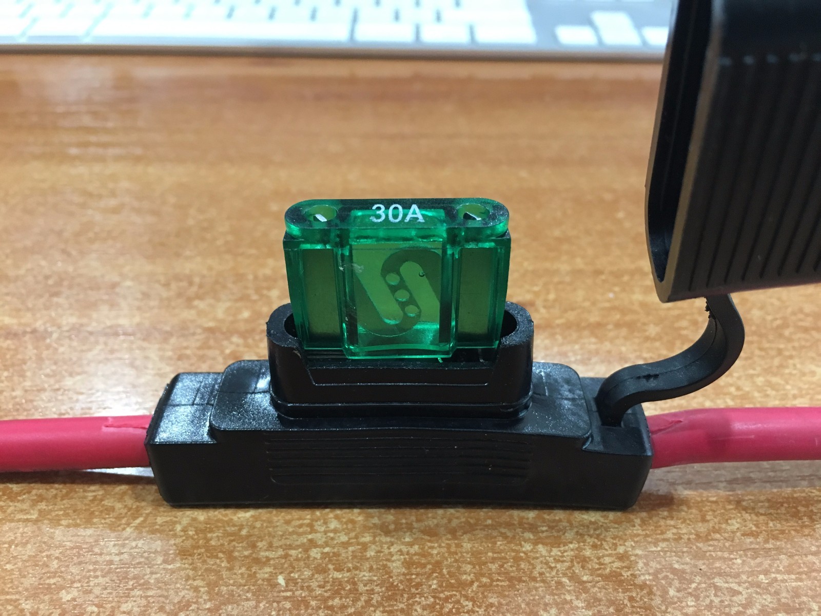 Inline Blade Fuse Holder Maxi – 30 AMP 6AWG 6B&S Wire & 2 x 30 AMP ...