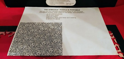 1979 SHMUZZLE PUZZLE - "THE KISS" 168 Pieces Complete Vintage Retro ...