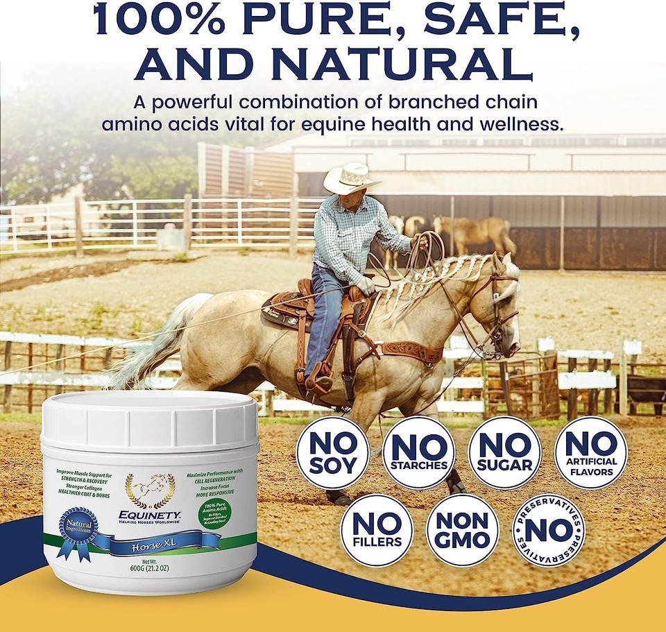 Equinety Horse XL Supplement with 8 Essential Amino Acids Joint Hoof ...