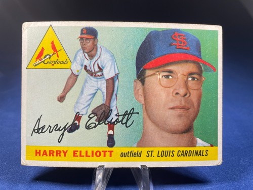 1955 Topps Baseball Card Harry Elliott #137 St. Louis Cardinals | eBay