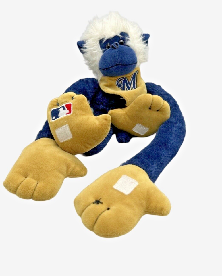 Milwaukee Brewers 14" Monkey Cute Official MLB Baseball Stuffed Animal ...